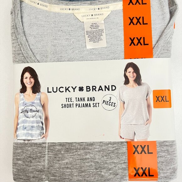 Lucky Brand | Intimates & Sleepwear | Lucky Brand 3piece Pajama Set ...